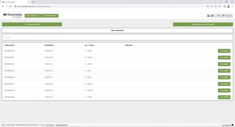 My.Floramedia | Floramedia.nl